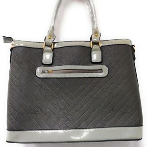 Generic | Bags | Womens Grey Satchel Handbag Shoulder Purse | Poshmark
